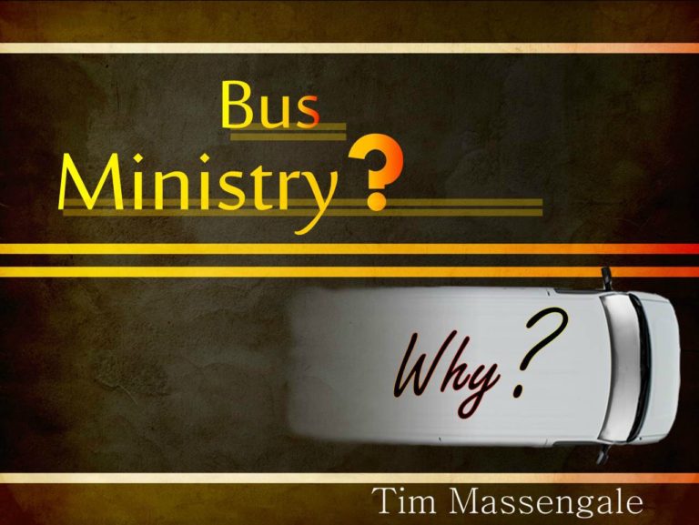 Why Bus Ministry? – APOSTOLIC INFORMATION SERVICE