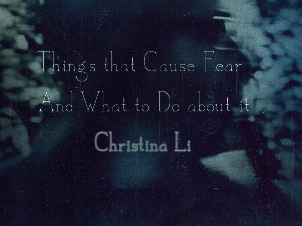 Things That Cause Fear and What to Do About It – APOSTOLIC INFORMATION ...